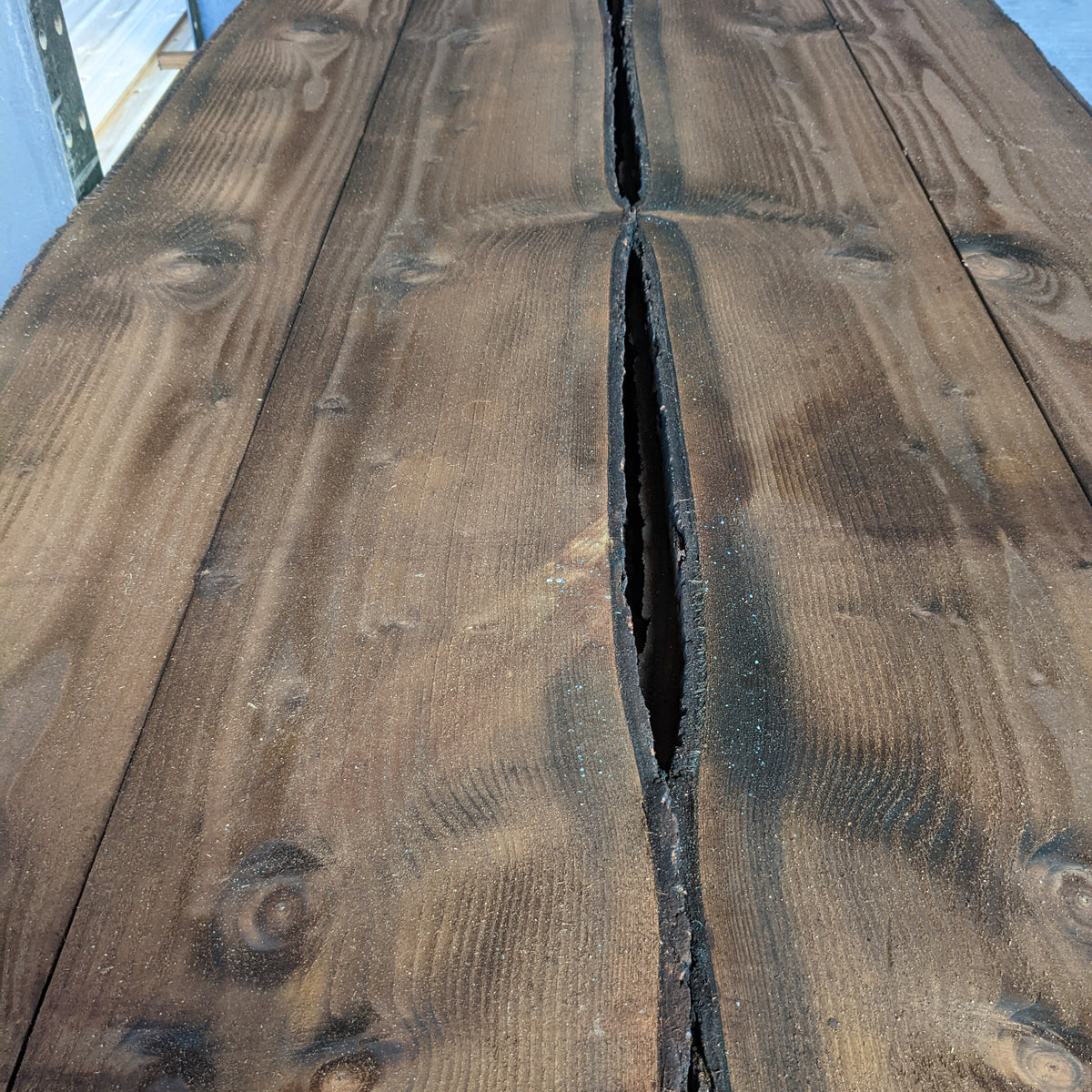 Waney Edge Treated (Dark Brown) Softwood Cladding 22x250 4.8m – Nicks ...